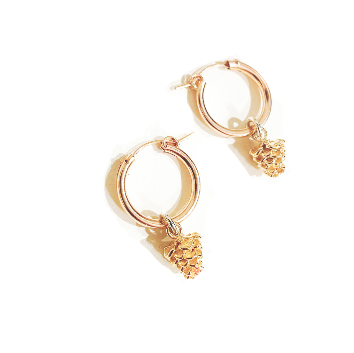 Pine Cone Hoops – Jessica Mary Design